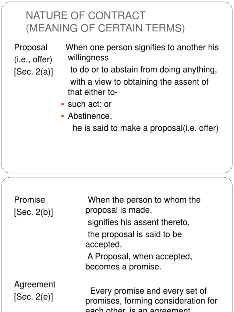 Nature of Contracts | Download Free PDF | Consideration | Common Law