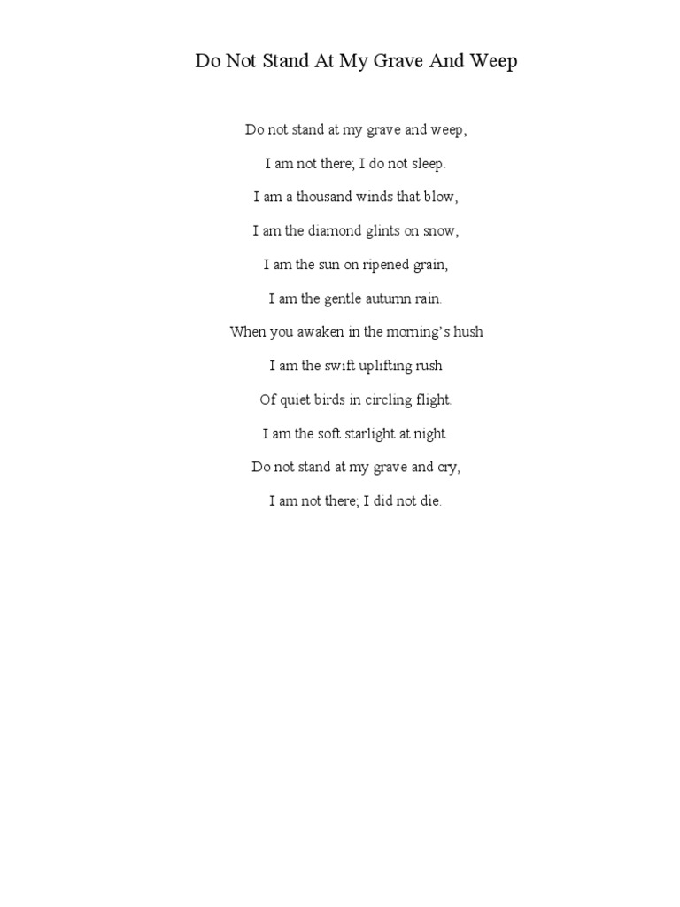 Mary Elizabeth Frye | PDF | Poetry