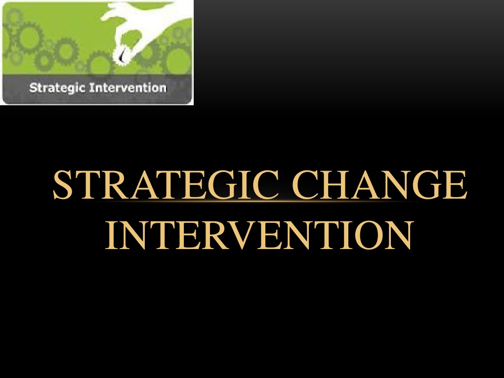 Integrated Strategic Change Interventions | PDF | Strategic Management ...