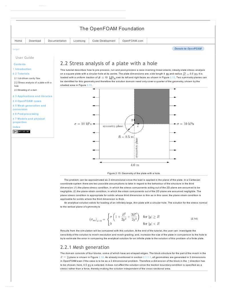 Stress Analysis of A Plate With A Hole | Download Free PDF | Stress–Strain Analysis | Stress ...