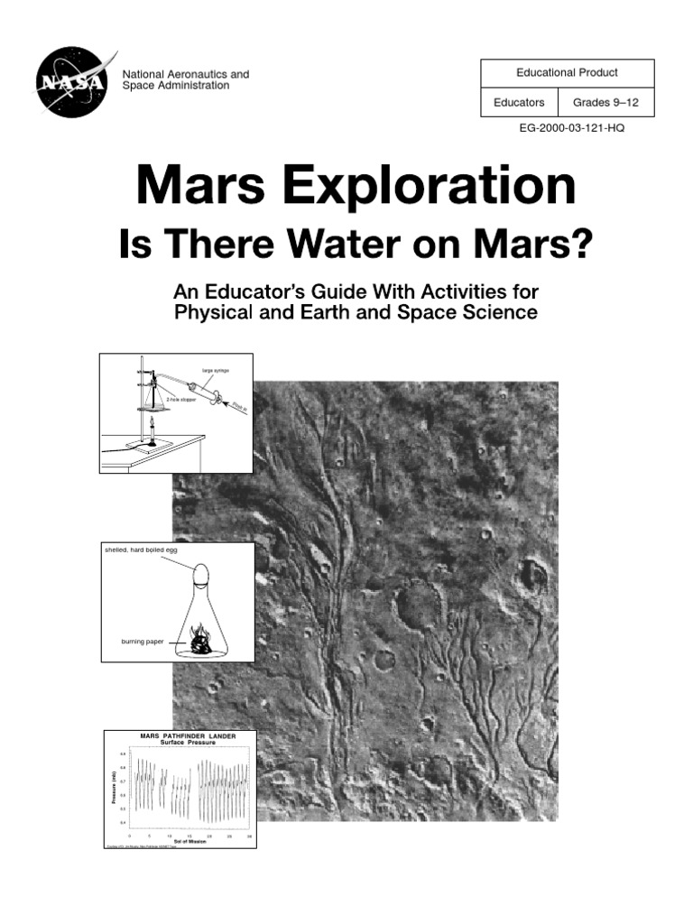 Mars Exploration Activities | PDF | Boiling | Temperature