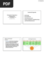 Standard Work Time Observation Sheet Template | PDF