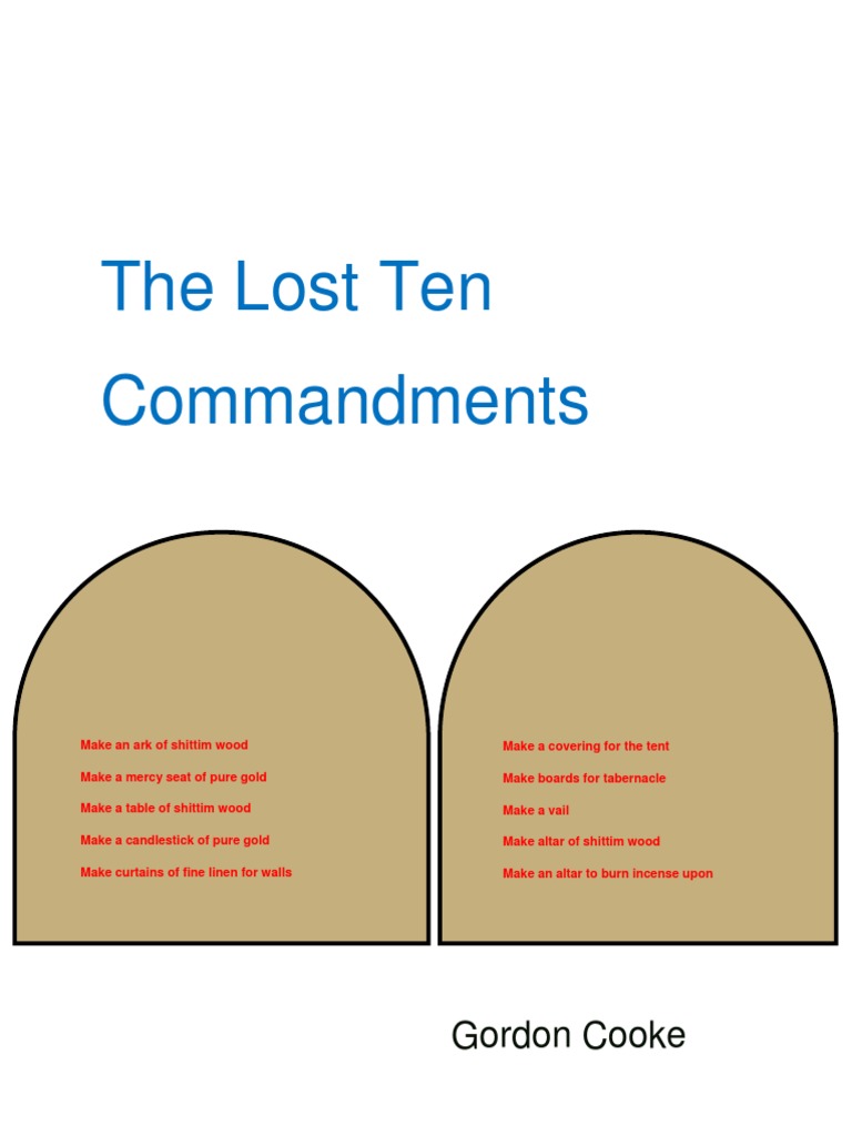The Lost Ten Commandments | PDF | Ten Commandments | Aaron