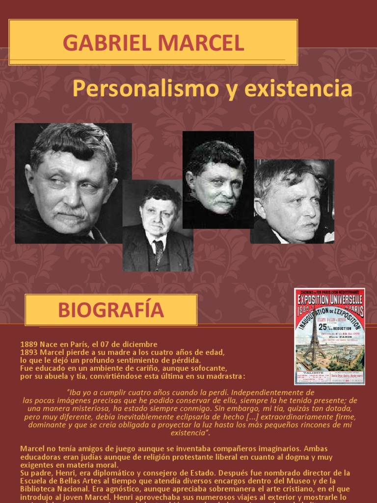 Gabriel Marcel | Epistemología | Ciencia cognitiva