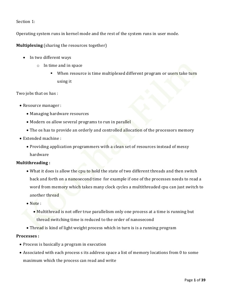 Modern Operating Systems | PDF | Thread (Computing) | Scheduling (Computing)