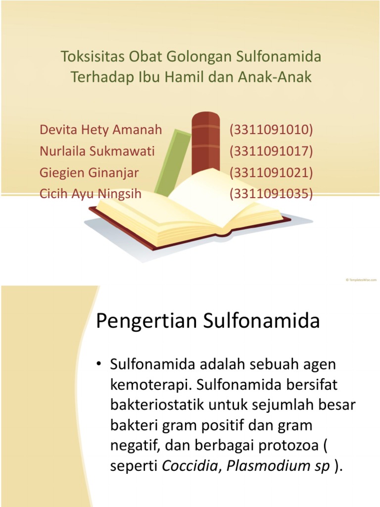 Toksisitas Obat Golongan Sulfonamida | PDF