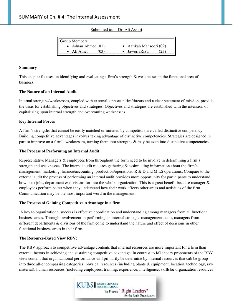 Summary ch.4 Fred R. David | PDF | Research And Development | Strategic ...