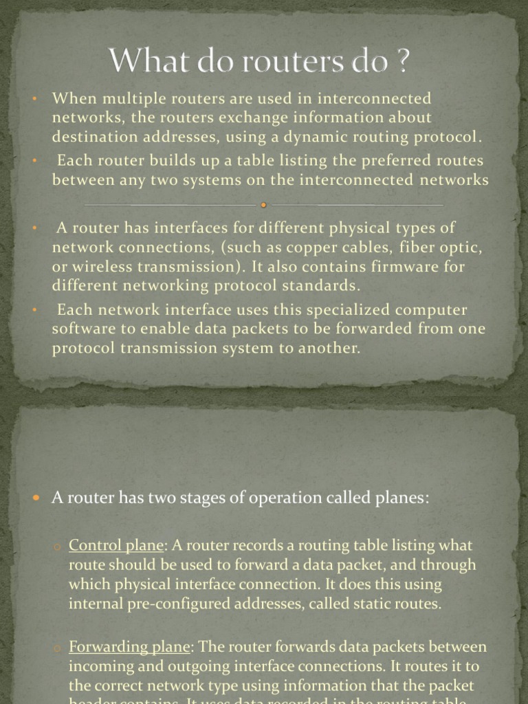 Router | PDF | Router (Computing) | Routing
