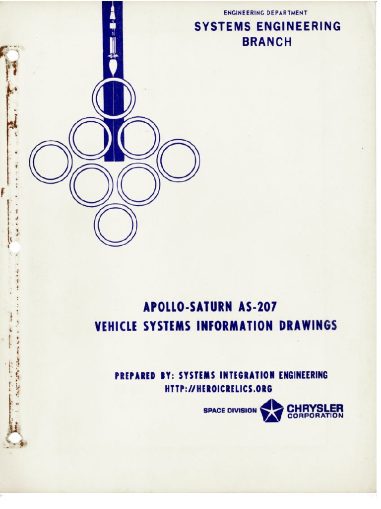 Apollo Saturn Rocket Drawings | PDF