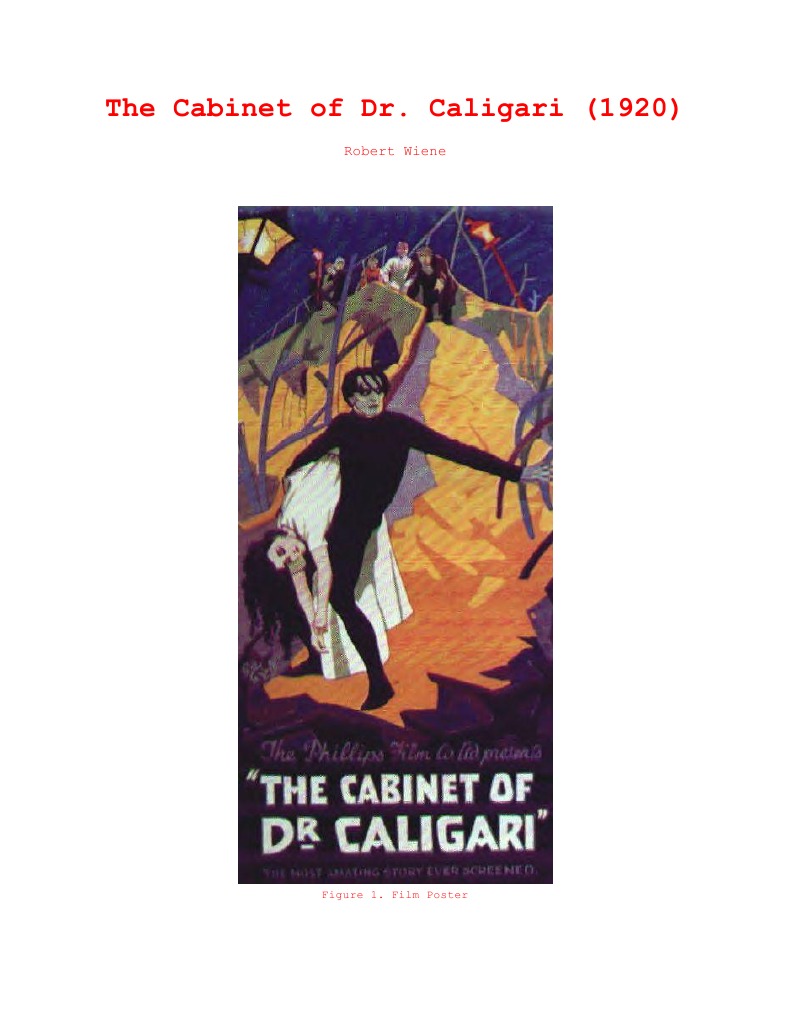 The Cabinet of Dr. Caligari Overview | PDF | Leisure