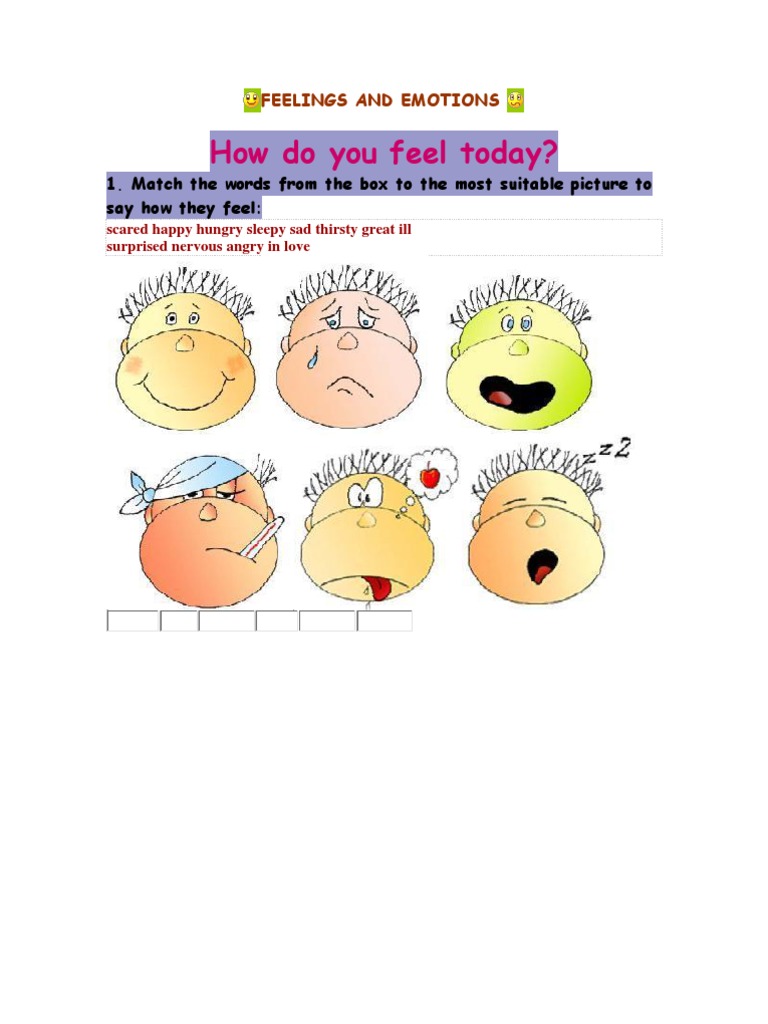 Feelings and Emotions | PDF