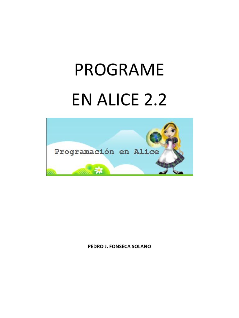 Alice | PDF | Point and Click | Lenguaje de programación