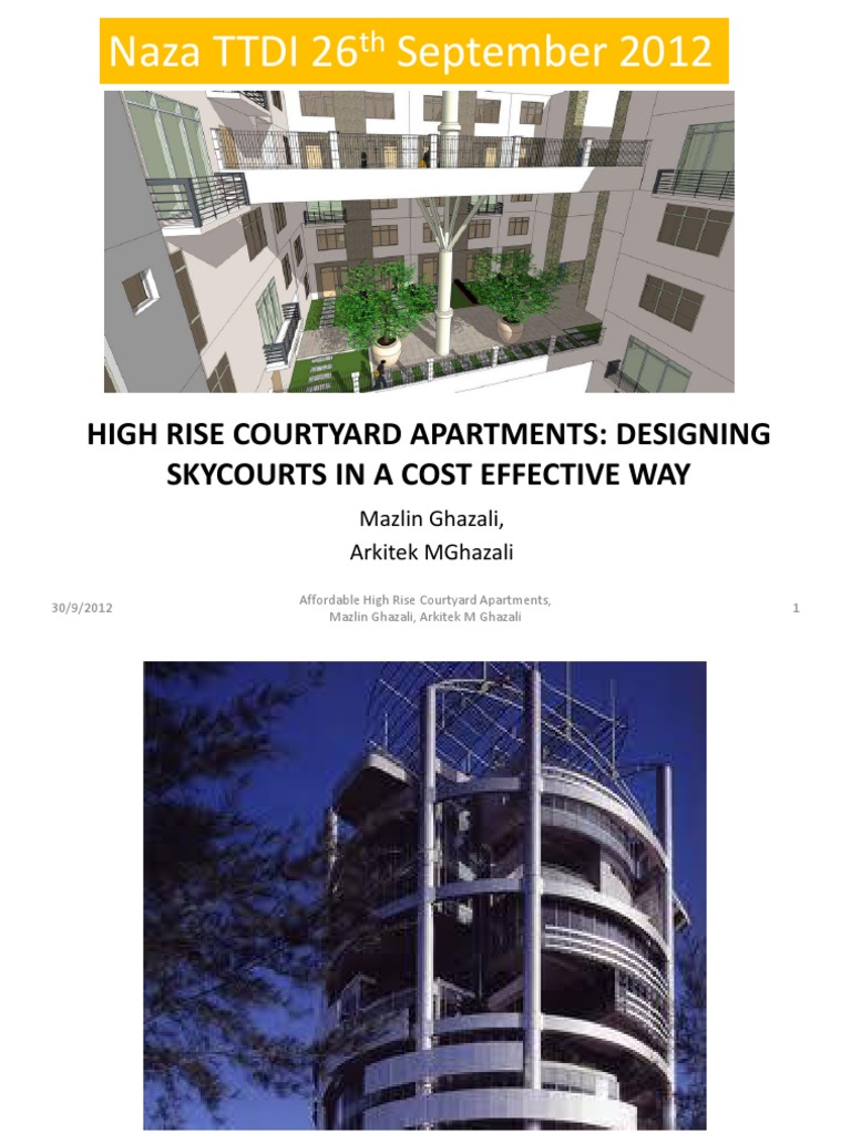 Cost-Effective High Rise Skycourt Design | PDF | Apartment ...