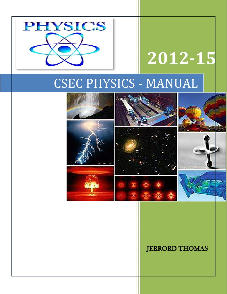 Csec Physics Manual 2012-15 | PDF | Observational Error | Accuracy And Precision