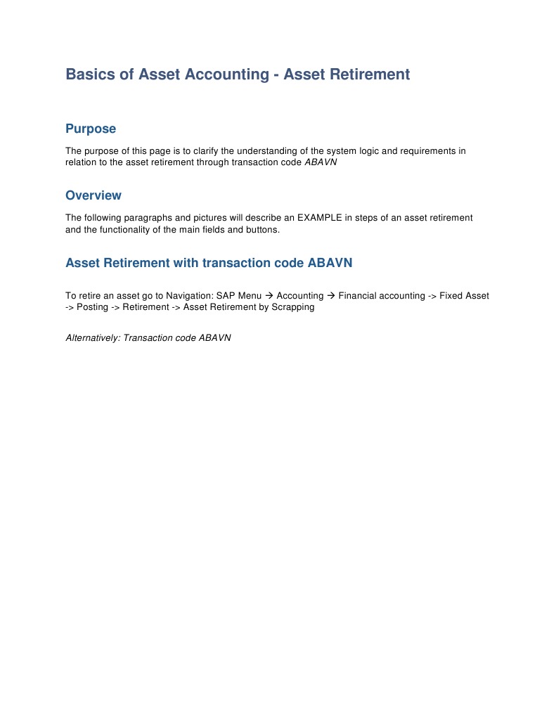 ABAVN Asset Retirement by Scrapping | PDF | Finance & Money Management ...