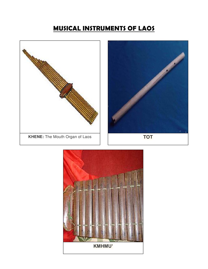 Musical Instruments of Laos | PDF | Thailand | Musical Instruments