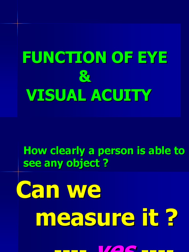 Learn About Visual Acuity | PDF | Visual Acuity | Eye