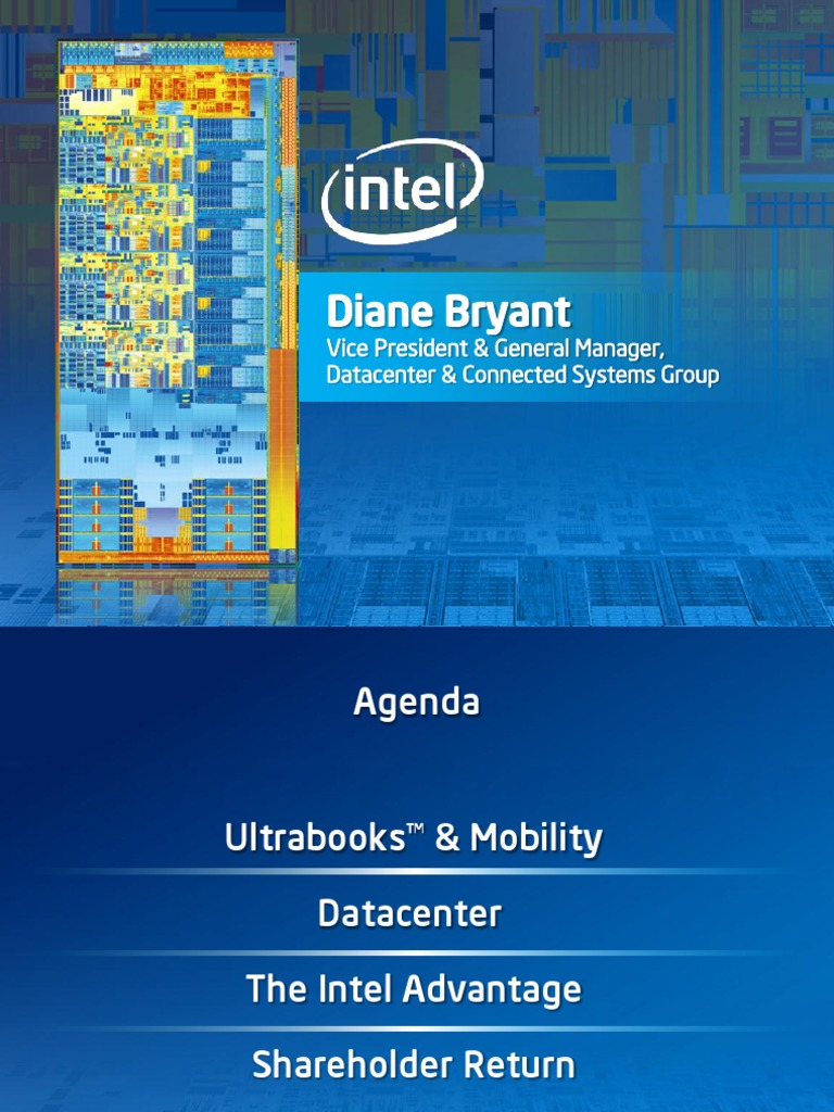 Intel 2012 Citi Bryant | PDF | Intel | Taxes