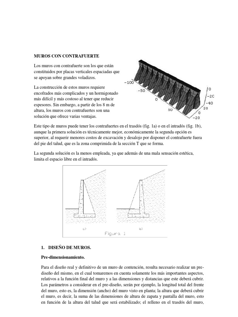 Muros Con Contrafuerte | PDF | Fricción | Science