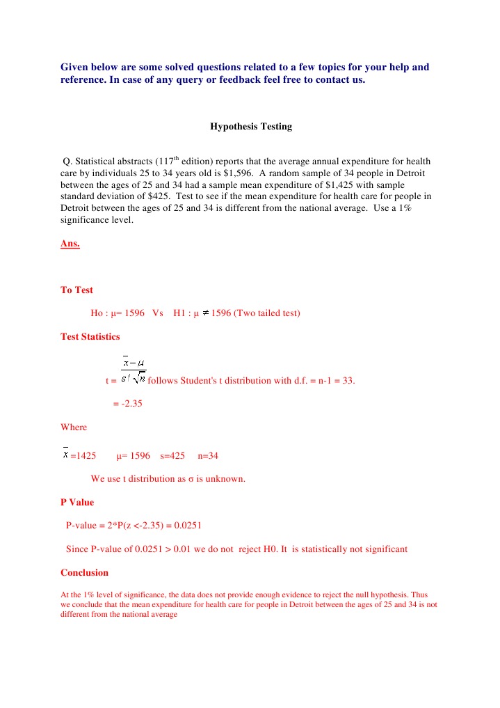 F, T Test | PDF | Statistical Hypothesis Testing | P Value