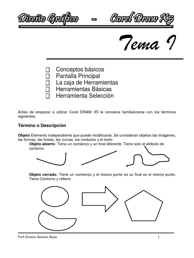 Manual Corel Draw x5 | PDF | Point and Click | Herramientas