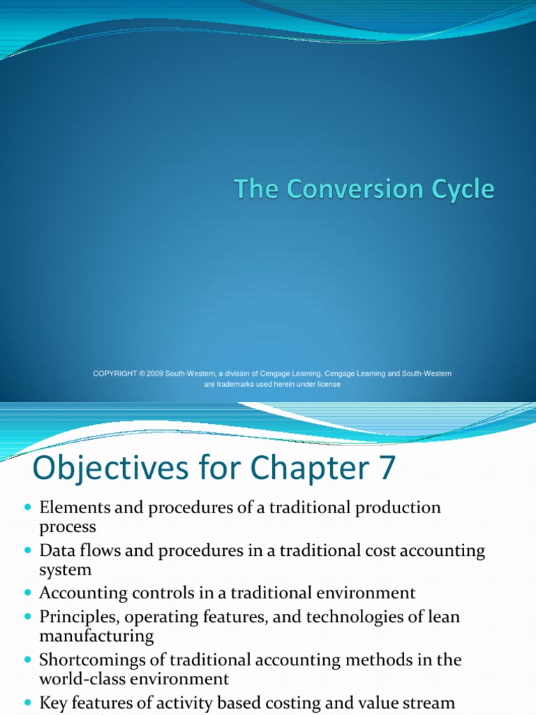 Ais Conversion Cycle | PDF | Inventory | Automation