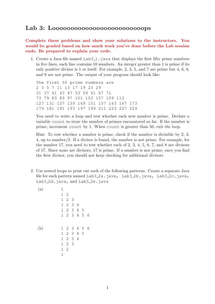 Lab 3 | PDF | Notation | Computing