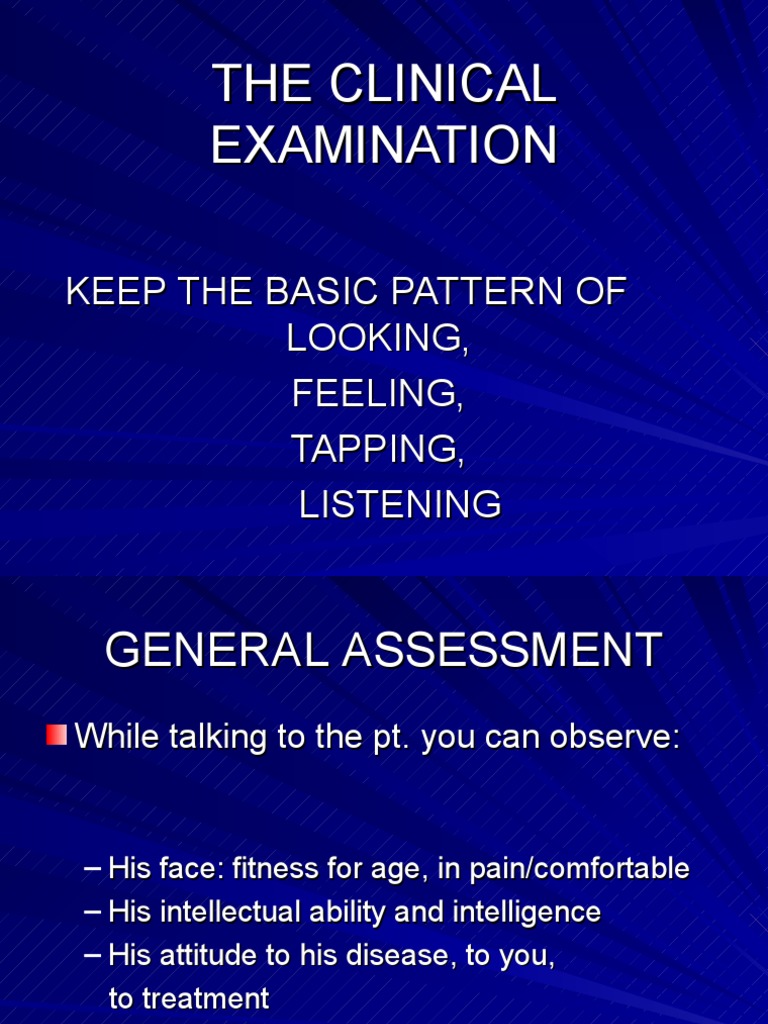 3-The Clinical Examination | PDF | Neck | Thorax