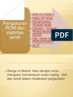 Normal ROM Setiap Regio Tubuh | PDF