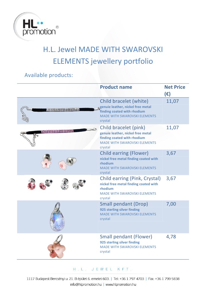 HL Jewel Catalogue | PDF | Jewellery | Metals