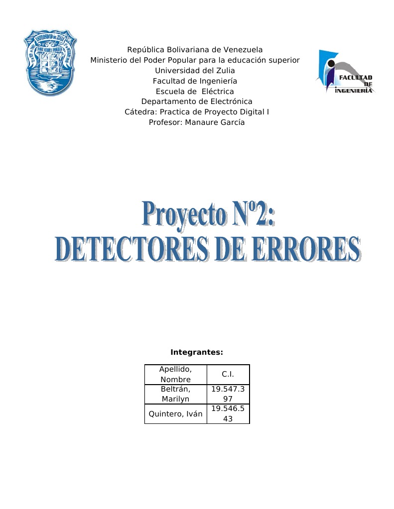 Detector de Errores | PDF