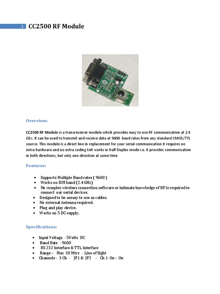 Rfid Module | PDF | Computers