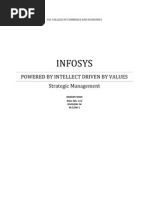 Organizational Structure of Infosys | PDF | Revenue | Corporations