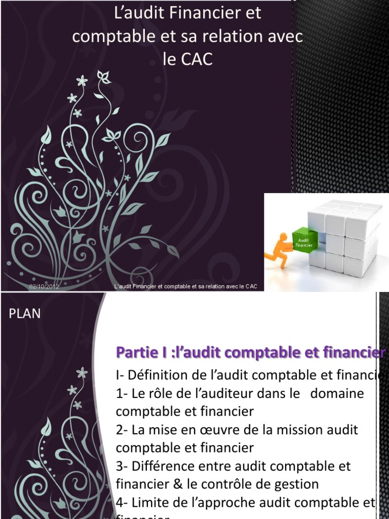 L'audit Financier Et Comptable Et Sa Relation Avec | PDF | Audit ...