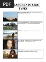 Film Shot Types and Their Uses | PDF