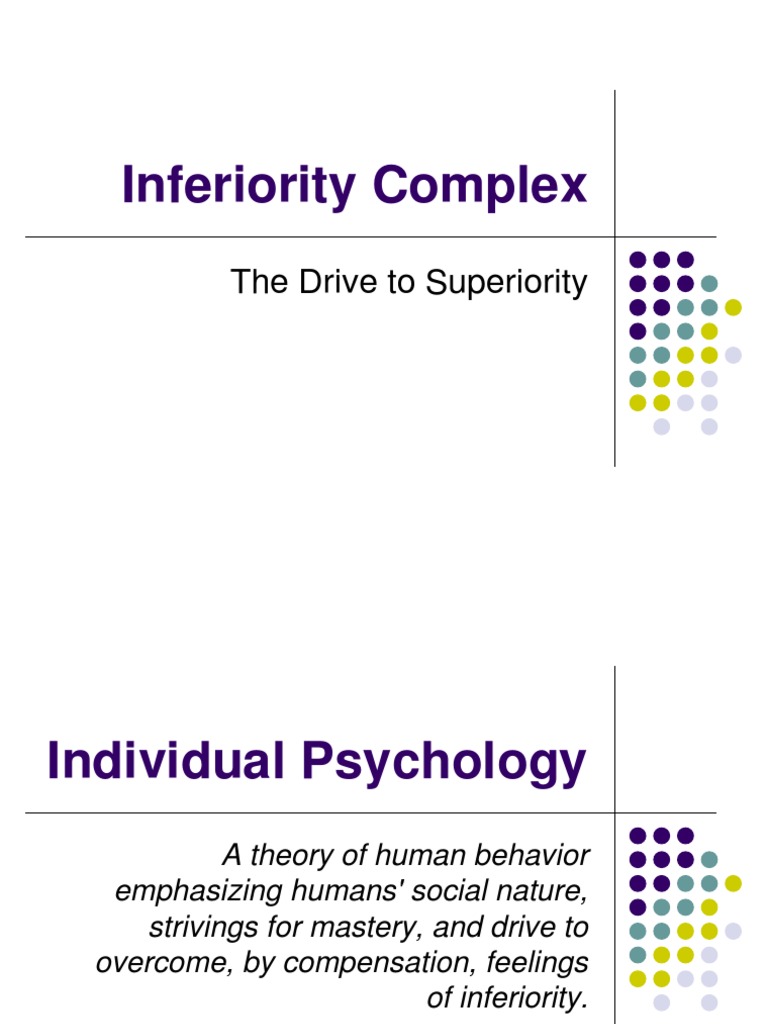 Inferiority Complex | PDF | Perfection | Skill