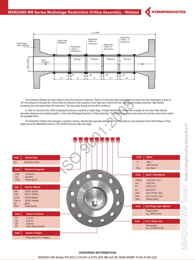 MSRO | PDF | Flow Measurement | Pipe (Fluid Conveyance)