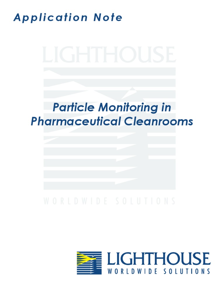 Particle Monitoring in Cleanrooms | PDF
