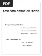 Example Design of A Yagi-Uda Antenna | PDF | Antenna (Radio) | Electrodynamics