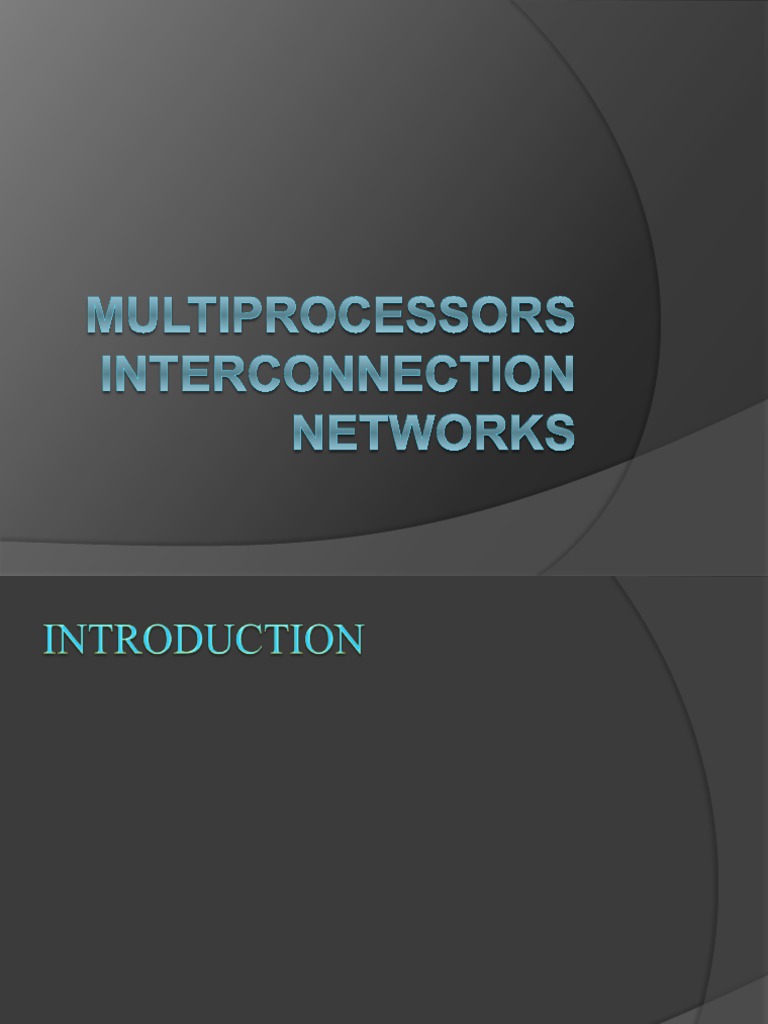 Multiprocessor Interconnection Systems | PDF | Network Topology | Routing