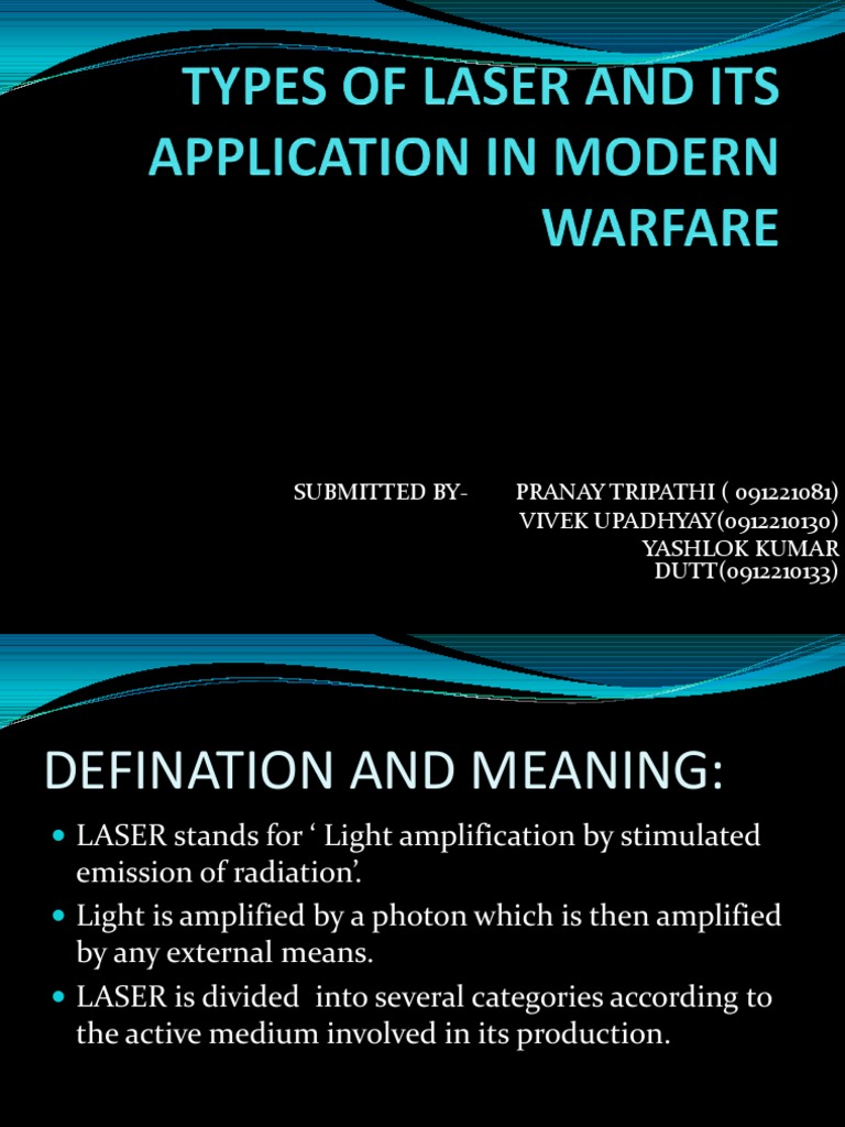 Overview of Laser Types and Applications | PDF | Laser | Semiconductors