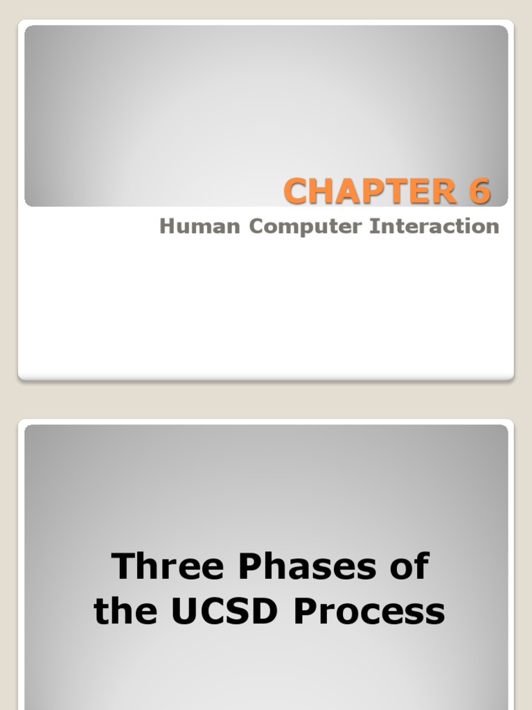 Chapter 6 (Human Computer Interaction) | PDF | Usability | Human–Computer Interaction