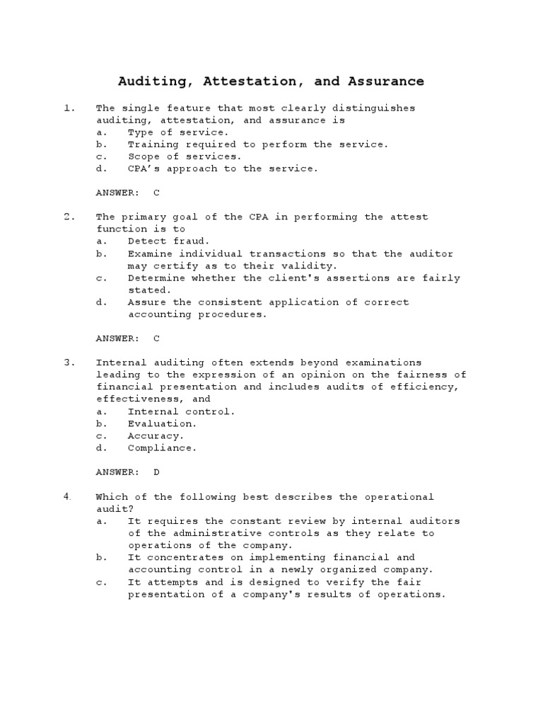 Understanding Auditing and Attestation | PDF | Auditor's Report | Audit