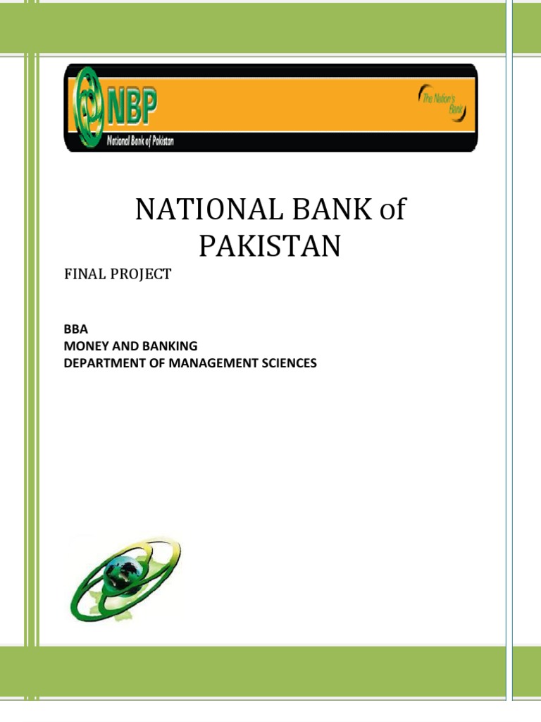National Bank of Pakistan | PDF | Cheque | Financial Services