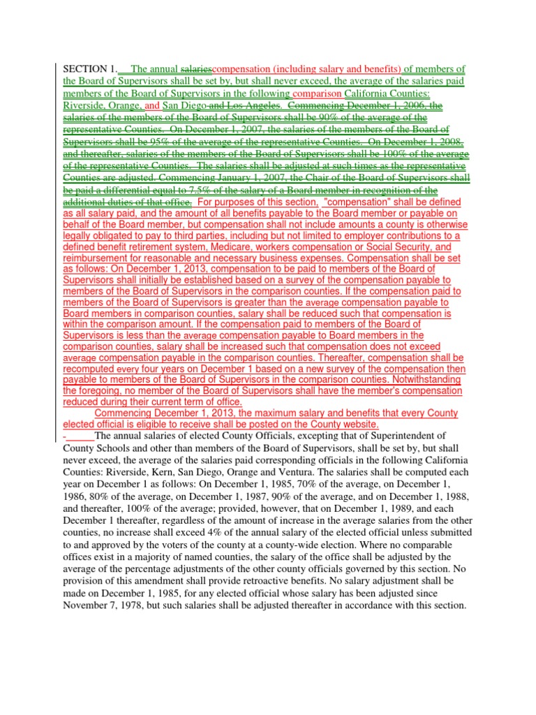 San Bernardino County Measure Q 20121106 Legislative Version | PDF ...