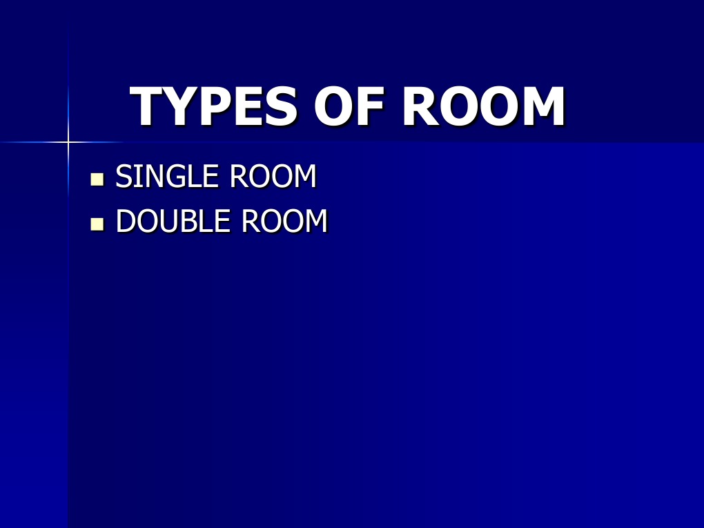 Types of Double Rooms Explained | PDF