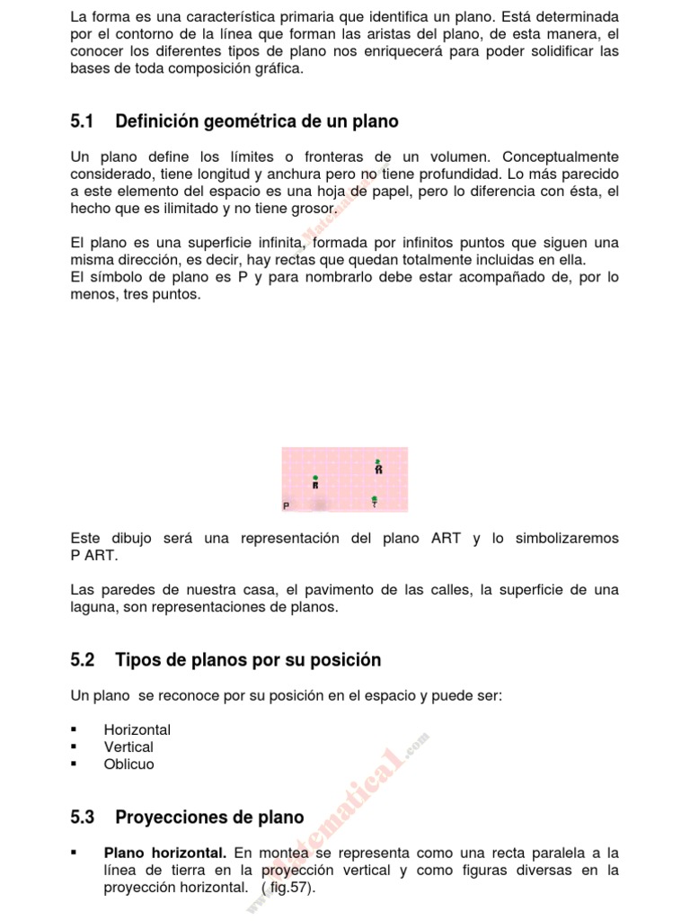Definición y Tipos de Planos 3D | PDF | Geometria plana) | Línea ...