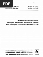 SPLN T6.001 2013 | PDF | Teknologi & Rekayasa