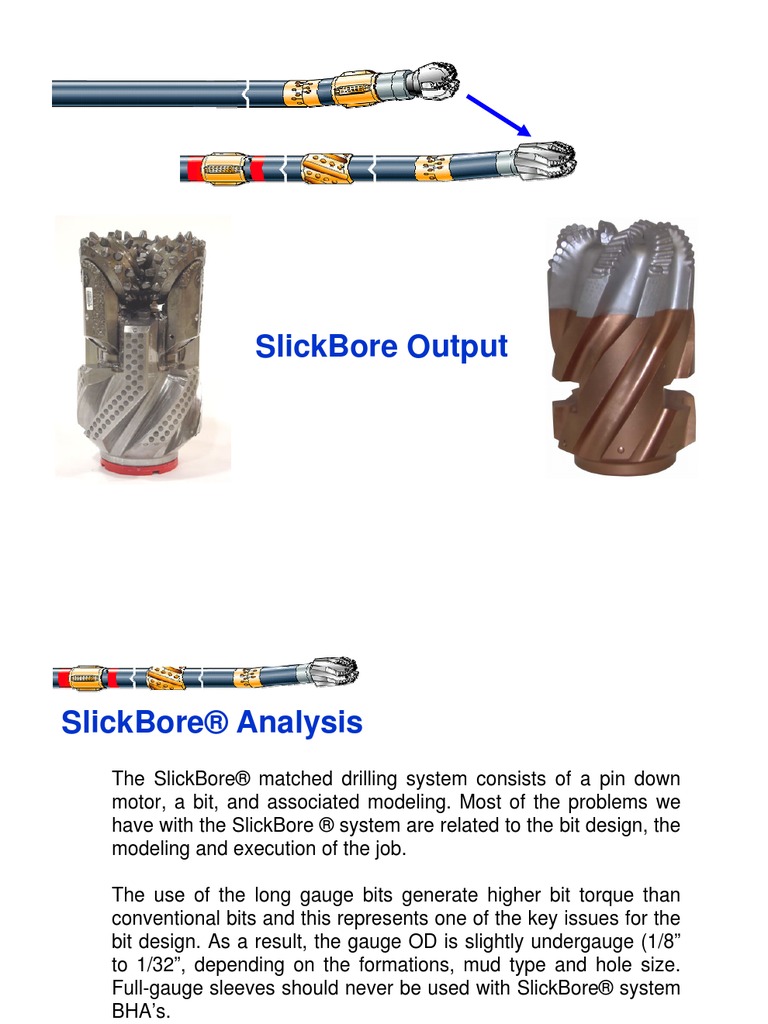 SlickBore BHA Analysis | Drilling | Economic Equilibrium