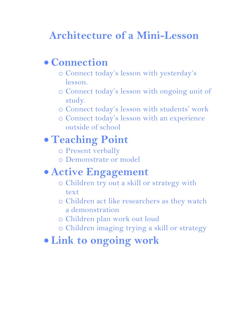 Architecture of A Mini-Lesson | PDF | Career & Growth | Art